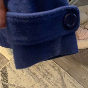 mine | Jackets & Coats | Blue Wool Winter Coat | Poshmark